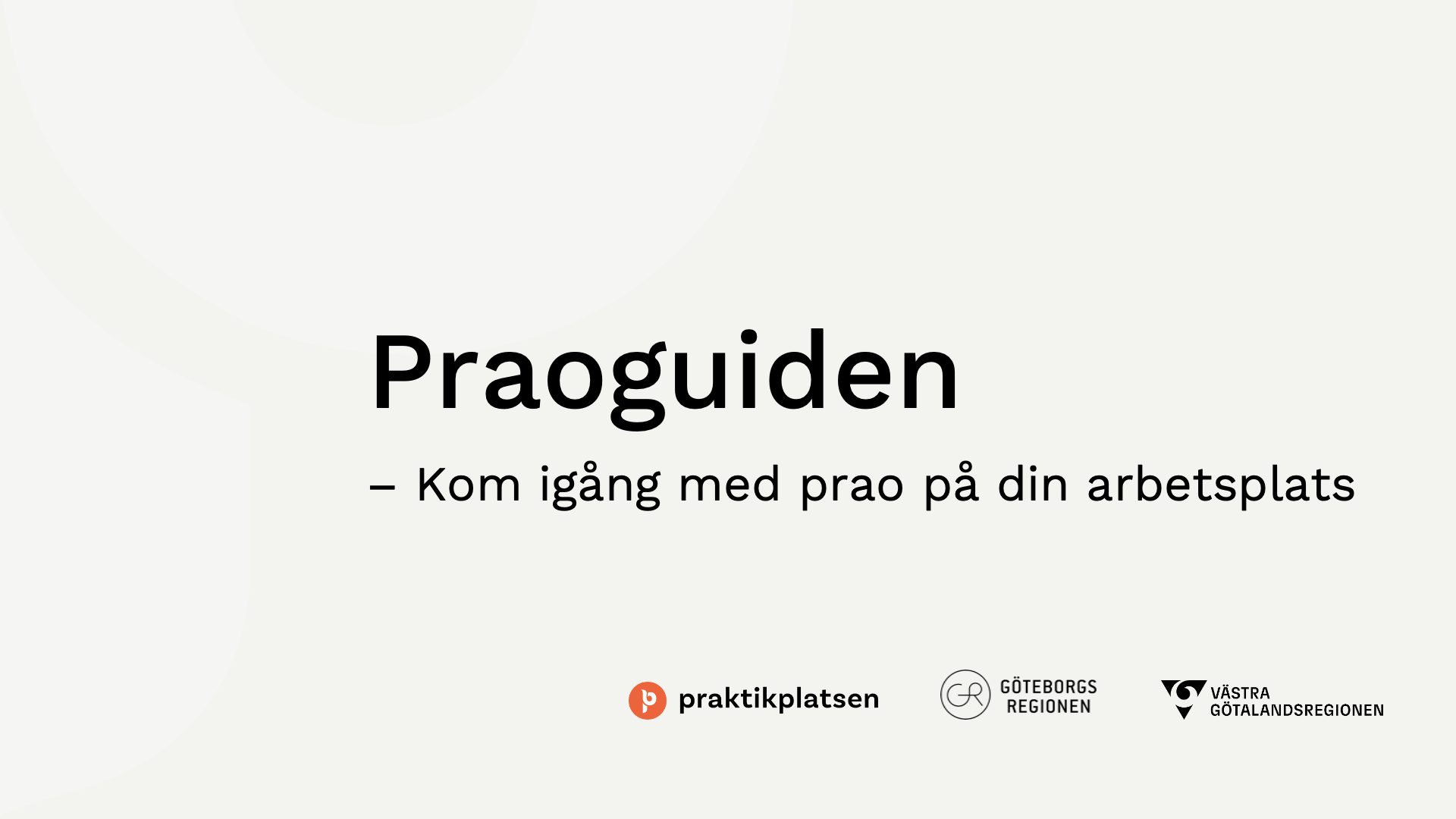 Prao-guiden Arbetsliv